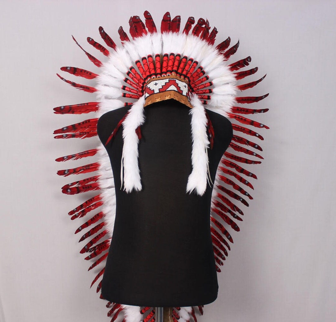 Indian Chief Hat, Indian Headdress, Native American Indian War Bonnet ...