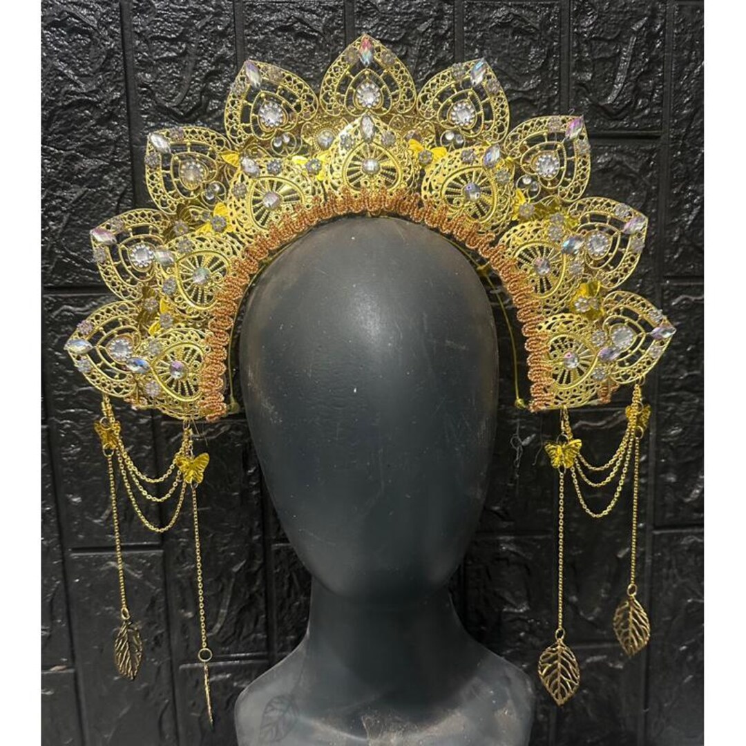 Halo Crown Holly Photoshoot Goddess Headwear Great for Wedding Party ...