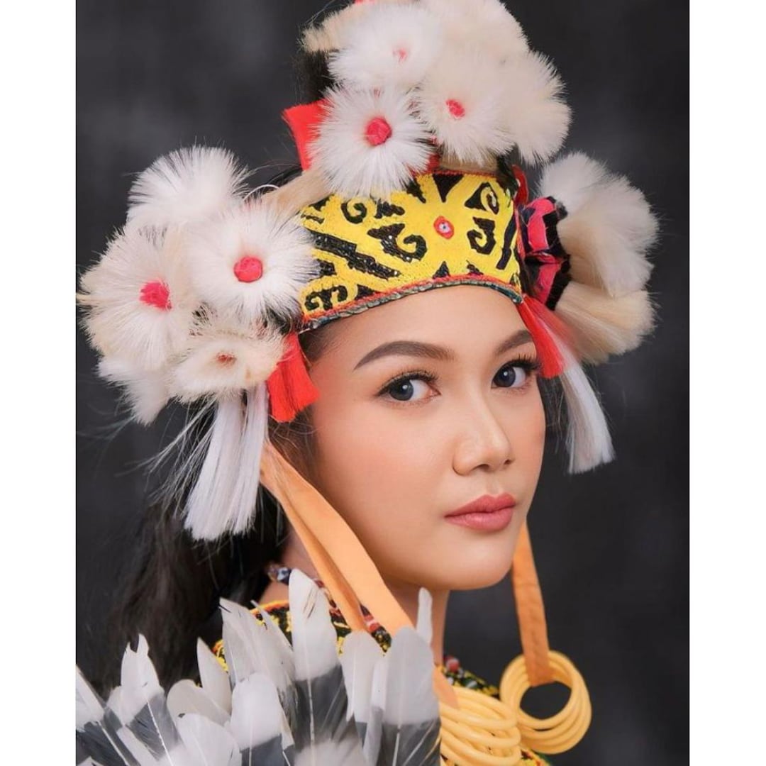 Handcrafted Dayak Tribal Headpiece, Authentic Borneo Headdress ...