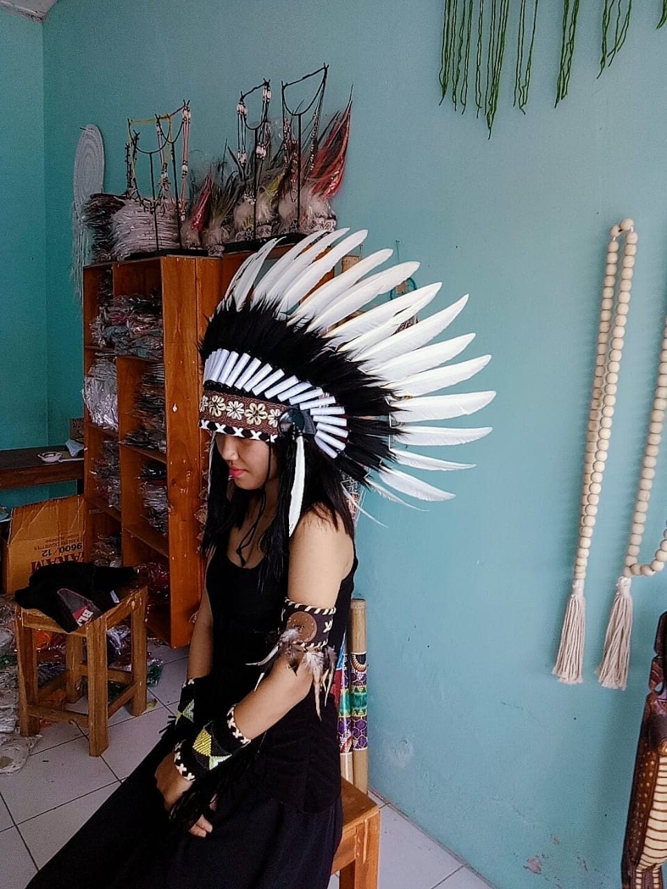 Buffalo War Bonnet Navajo War Bonnet Indian Chief War - Etsy