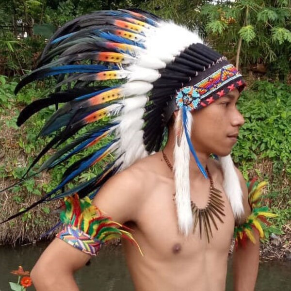 Authentic Native American Headdress - Etsy