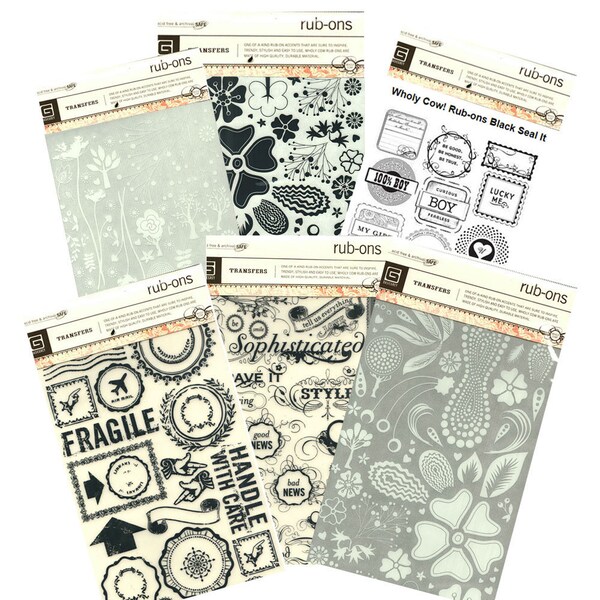 Rub Ons - Etsy