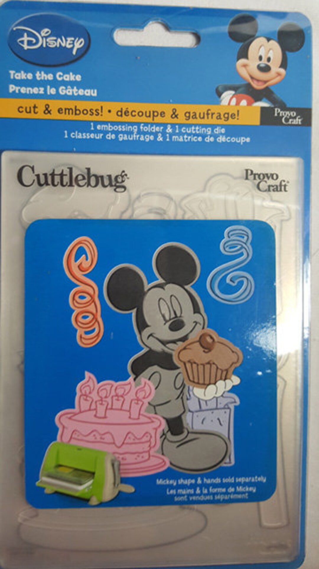 Cuttlebug Disney Mickey Mouse Celebrations Cut & Emboss Provo - Etsy