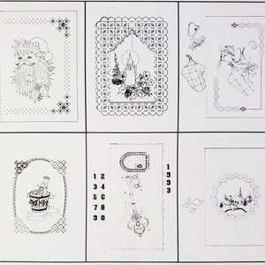 Pergamano Book and 6 Patterns With 6 Quality Parchment Paper Christmas ...