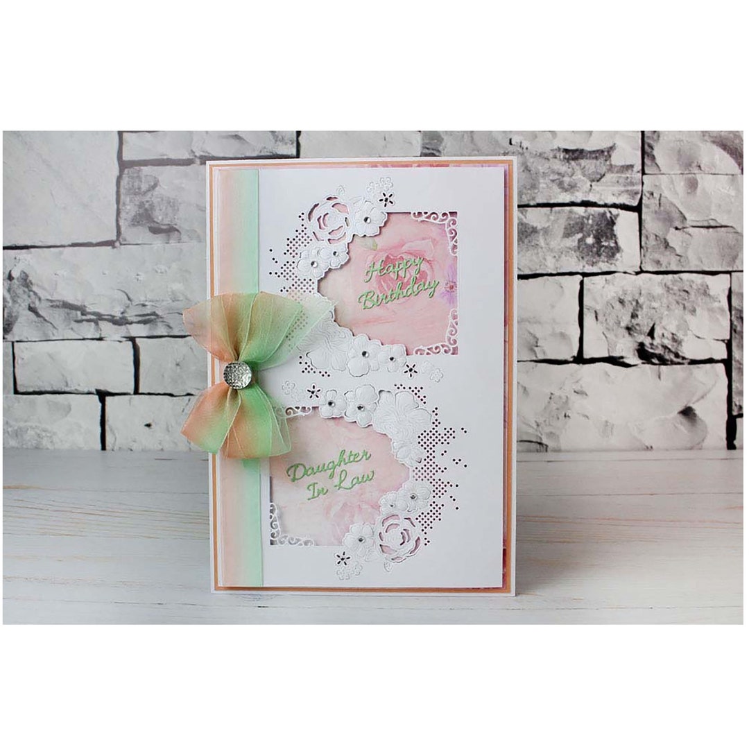 Tattered Lace Designed by Stephanie Weightman Die Melded Romantic Roses ...