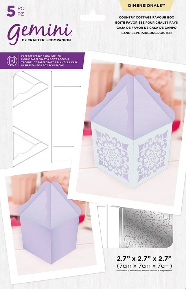 Gemini by Crafters Companion Gemini Dimensionals Die and Stencil ...