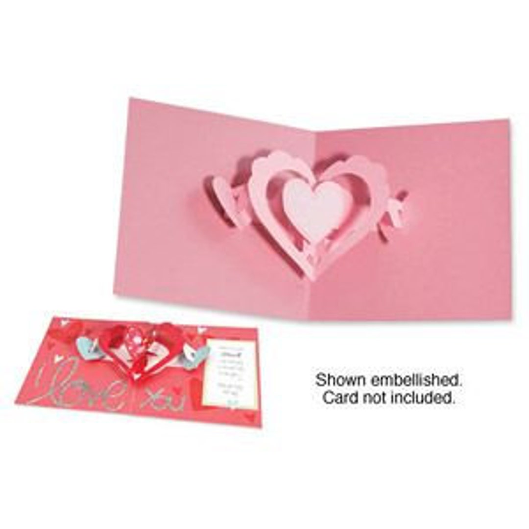 Sizzix Bigz XL Die Hearts-a-plenty, 3-D pop-up 656773 Designed By ...