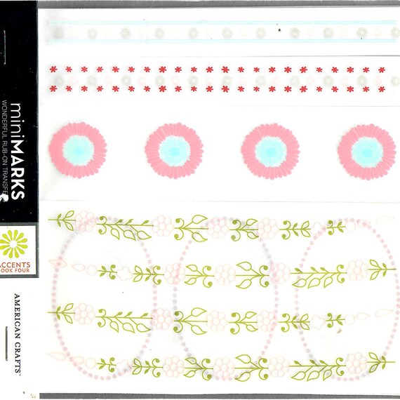 Printable Rub On Transfers