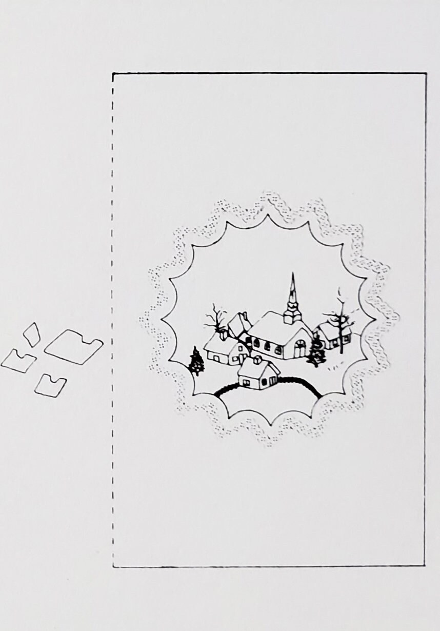 Pergamano Book and 6 Patterns With 6 Quality Parchment Paper Christmas ...