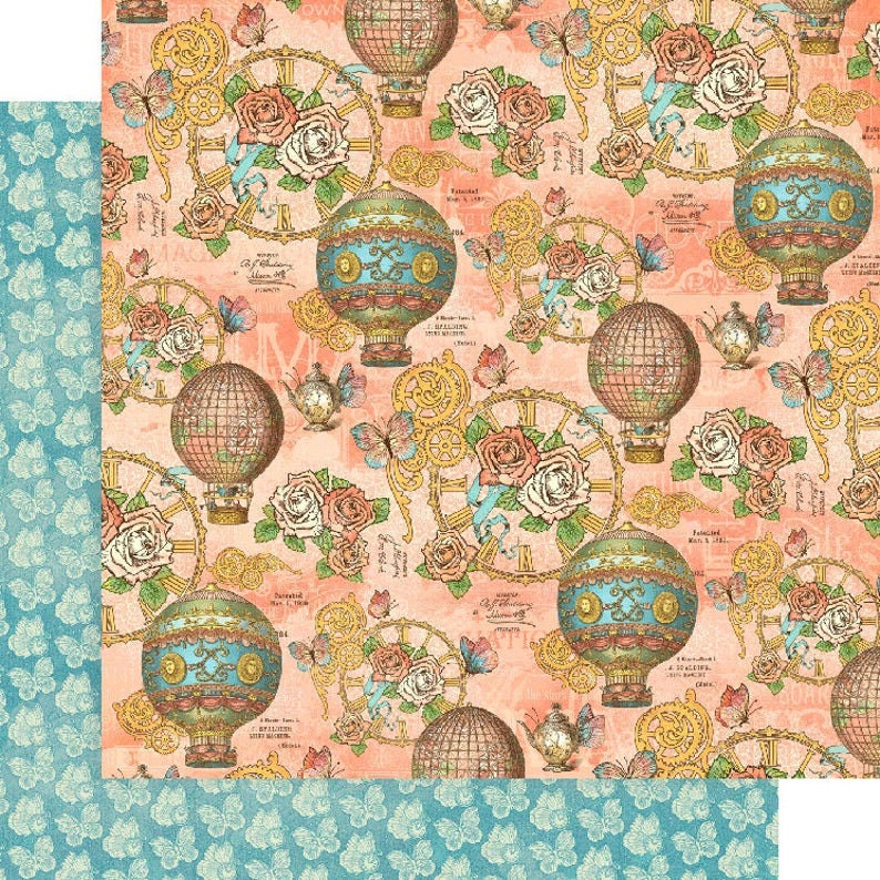 Graphic 45 Imagine 12x12 Scrapbook Paper 8 Sheets - Etsy