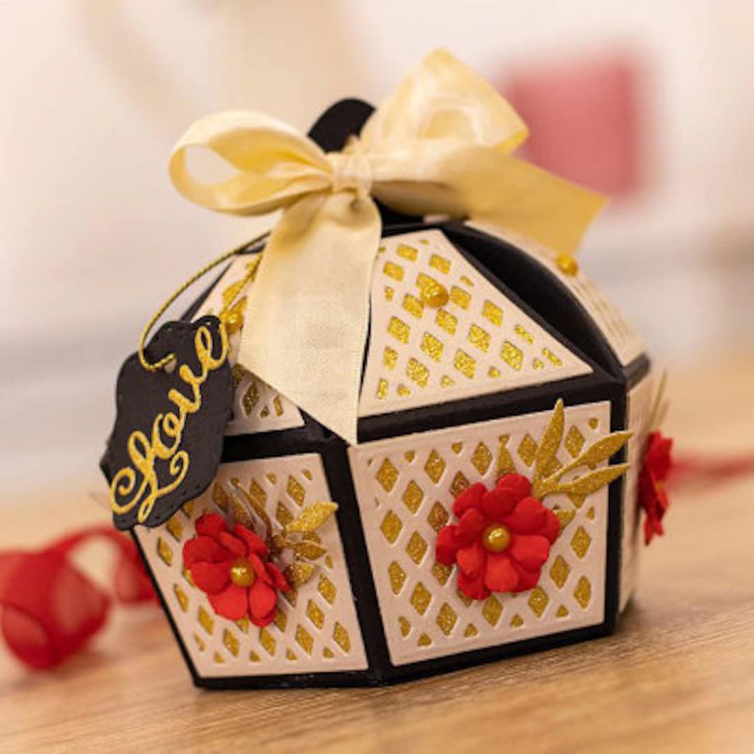 Decorative Box Boxes Dies Box 4 Hexigon - Etsy