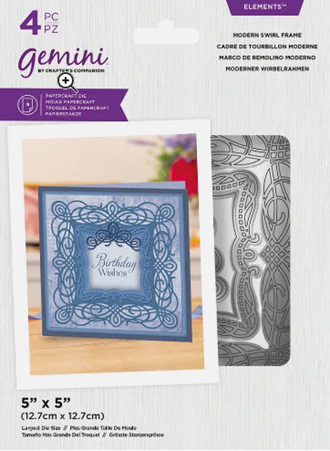 Crafter's Companion Gemini Paper Craft Die Intricate Decorative Modern ...