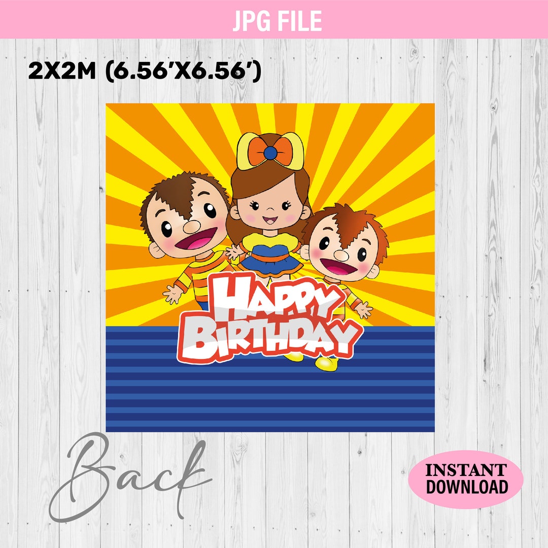 Bely Y Beto Backdrop Birthday Party Bely Y Beto Custom Backdrop Lona ...