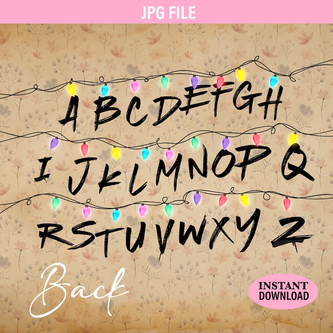 Digital Background_b Stranger Things Party Theme Stranger Things ...