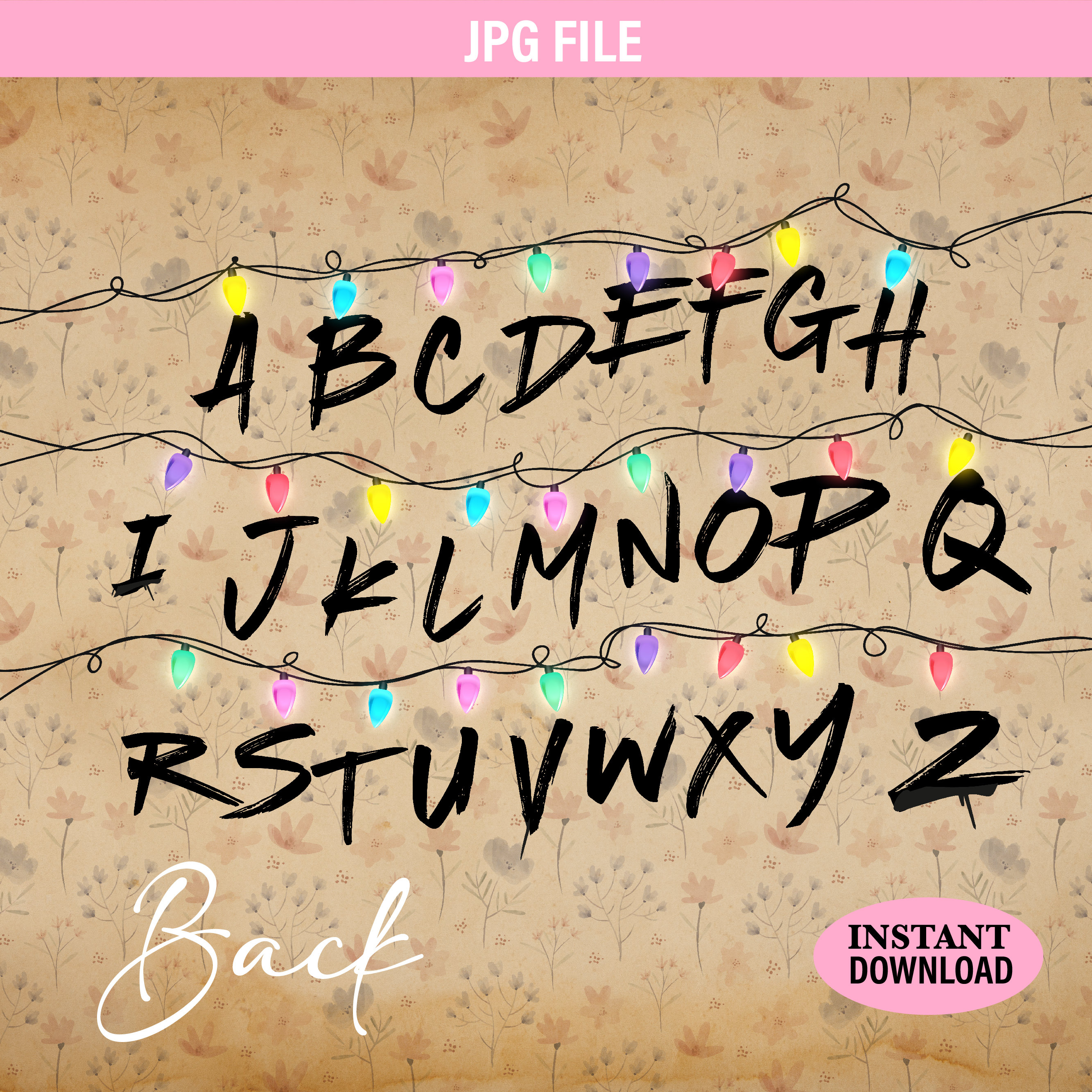 Digital Background_b Stranger Things Party Theme Stranger Things ...