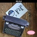 Typewriter BIG BOX Template | Wednesday | Portrait Holder | Download ...