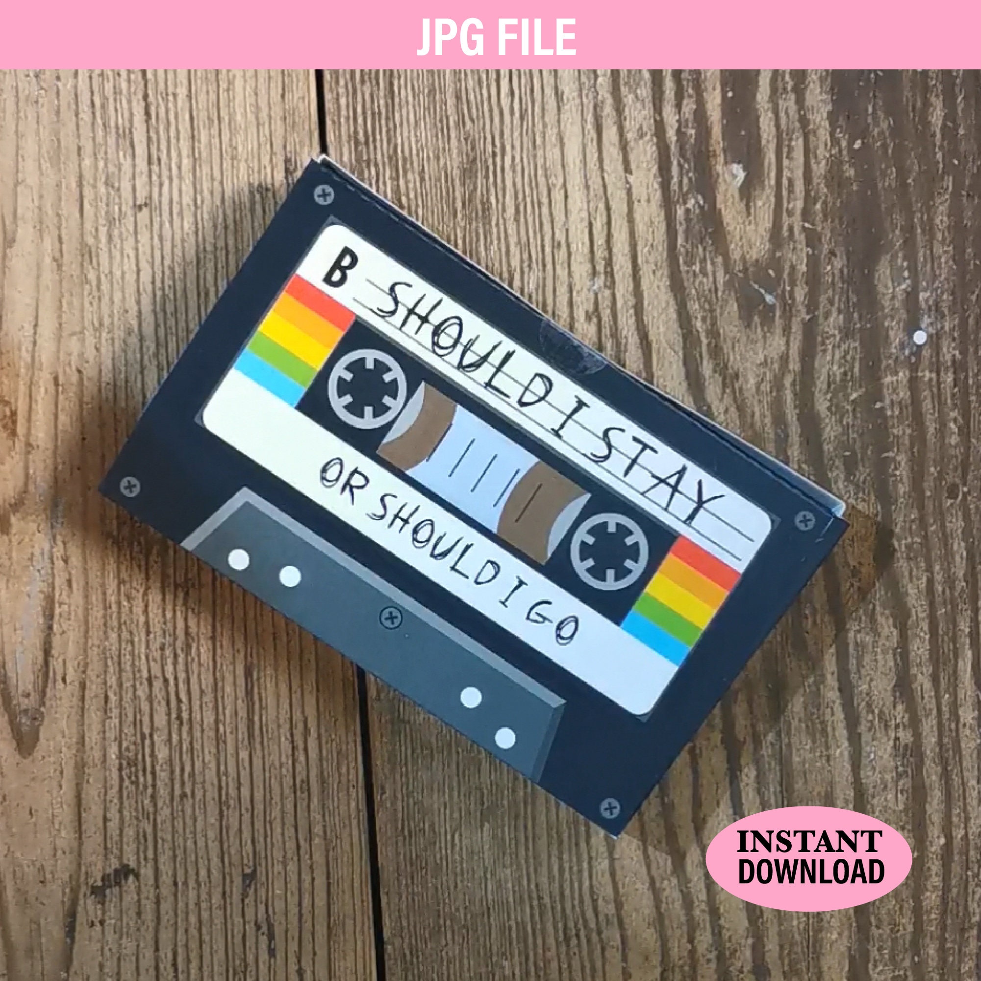 Cassette Tapes Stranger Things BIG BOX Party Favor Boxes, Gift Card ...