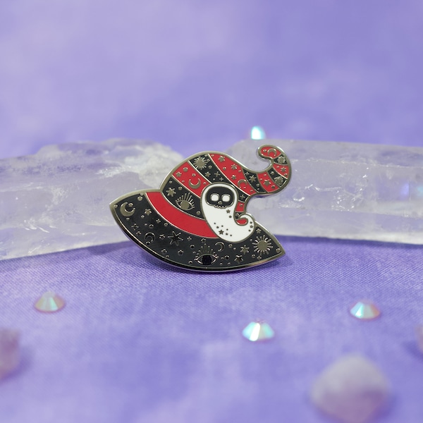 Witch Hat Enamel Pin - Etsy