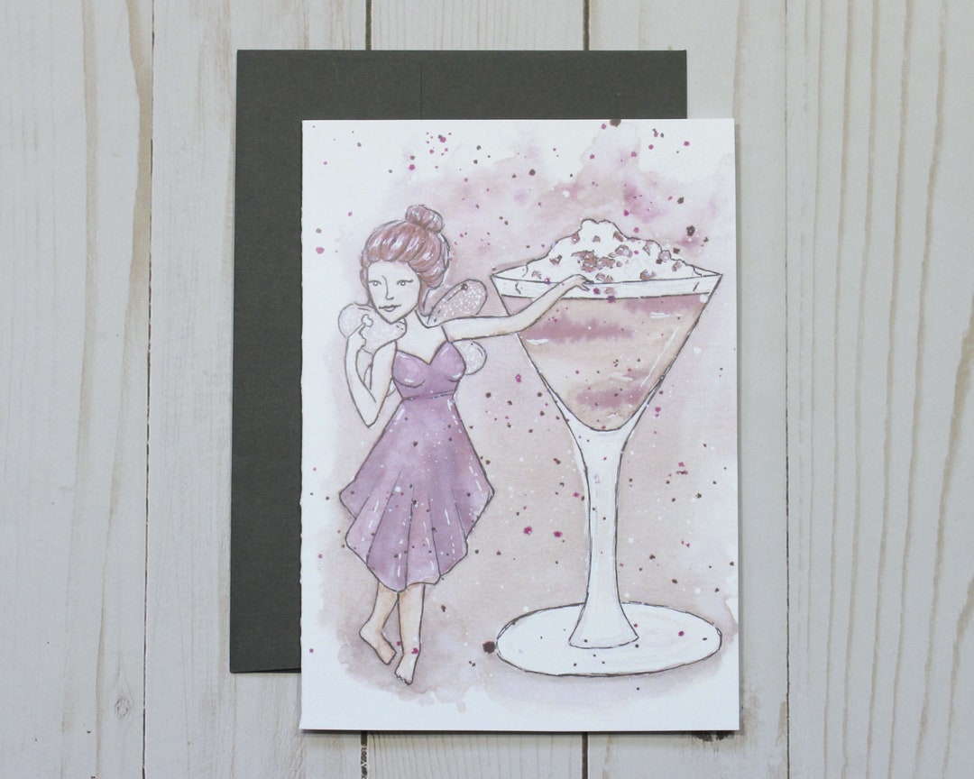 Brandy Alexander Sprite Artwork Greeting Card Art Print - Etsy