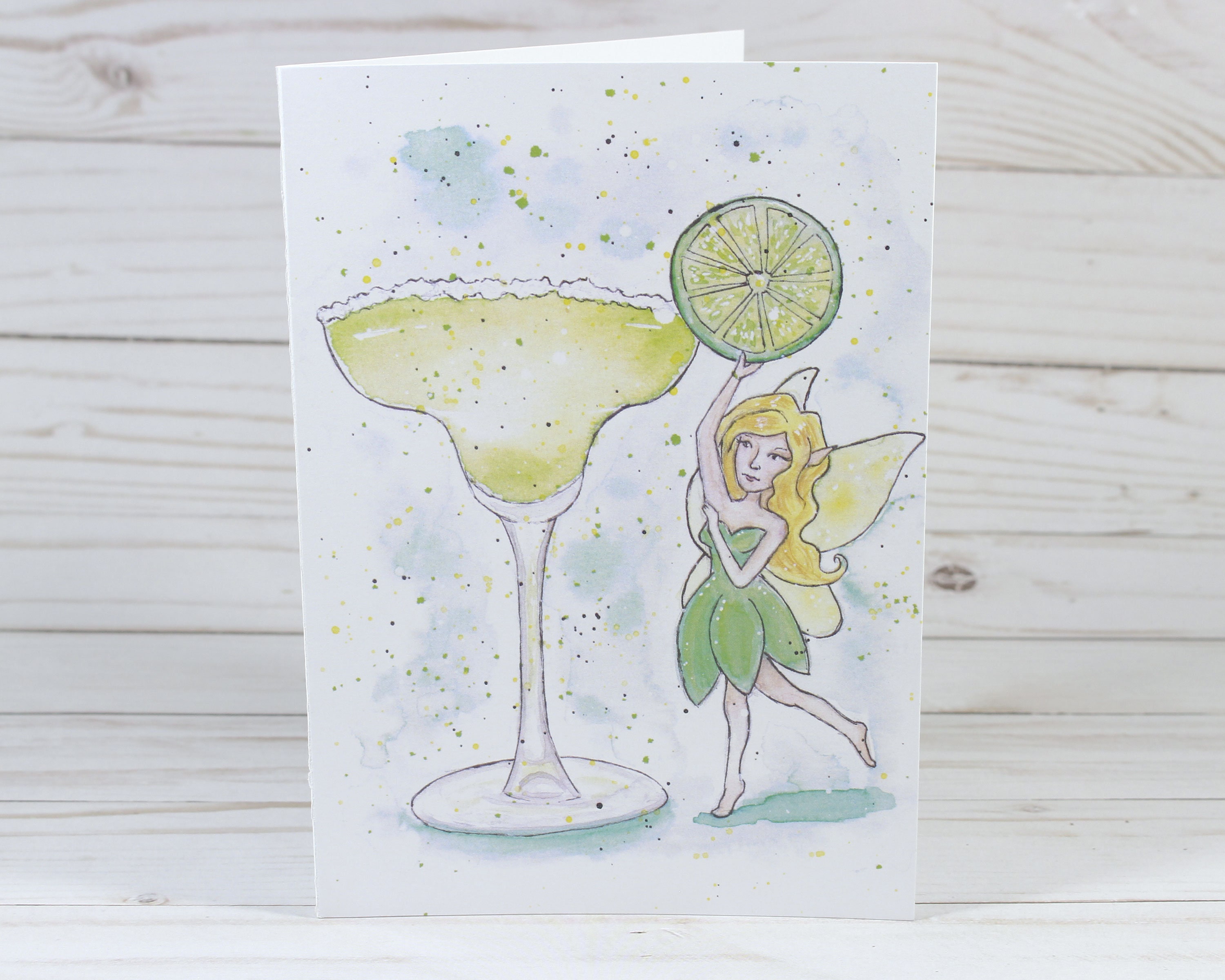 Margarita Sprite Artwork Greeting Card Art Print - Etsy