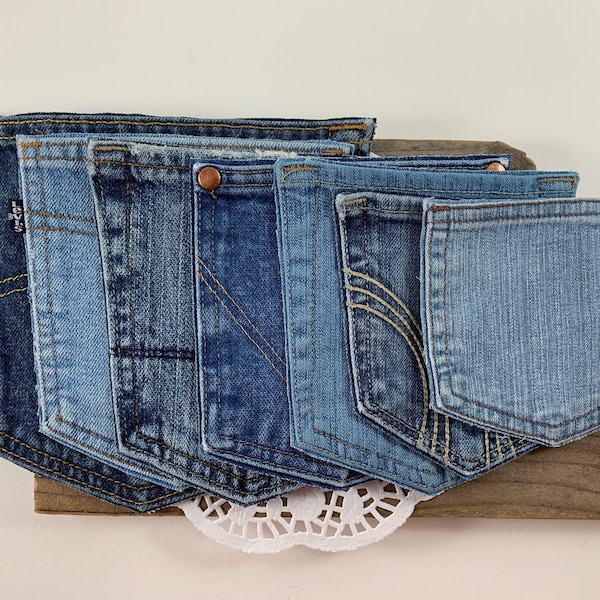 Denim Pockets - Etsy