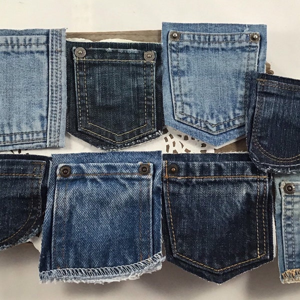 Denim Pockets - Etsy