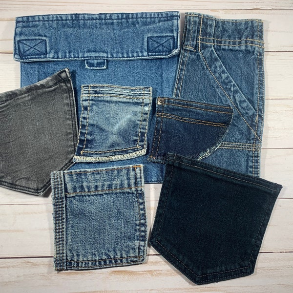 Denim Pockets - Etsy