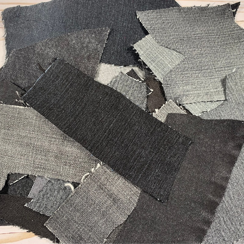 Denim Scraps - Etsy