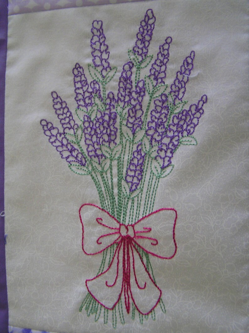 Machine Embroidery Lavender Days - 10 Beautiful Lavender Designs for ...