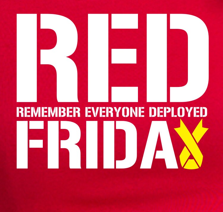 RED FRIDAY Remember Everyone Deployed Usaf Marines Usmc - Etsy