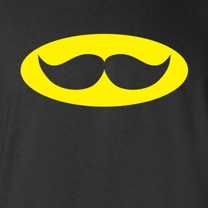 Bat Moustache Signal Moustache Stachman Clothing Bruce Unisex Style ...