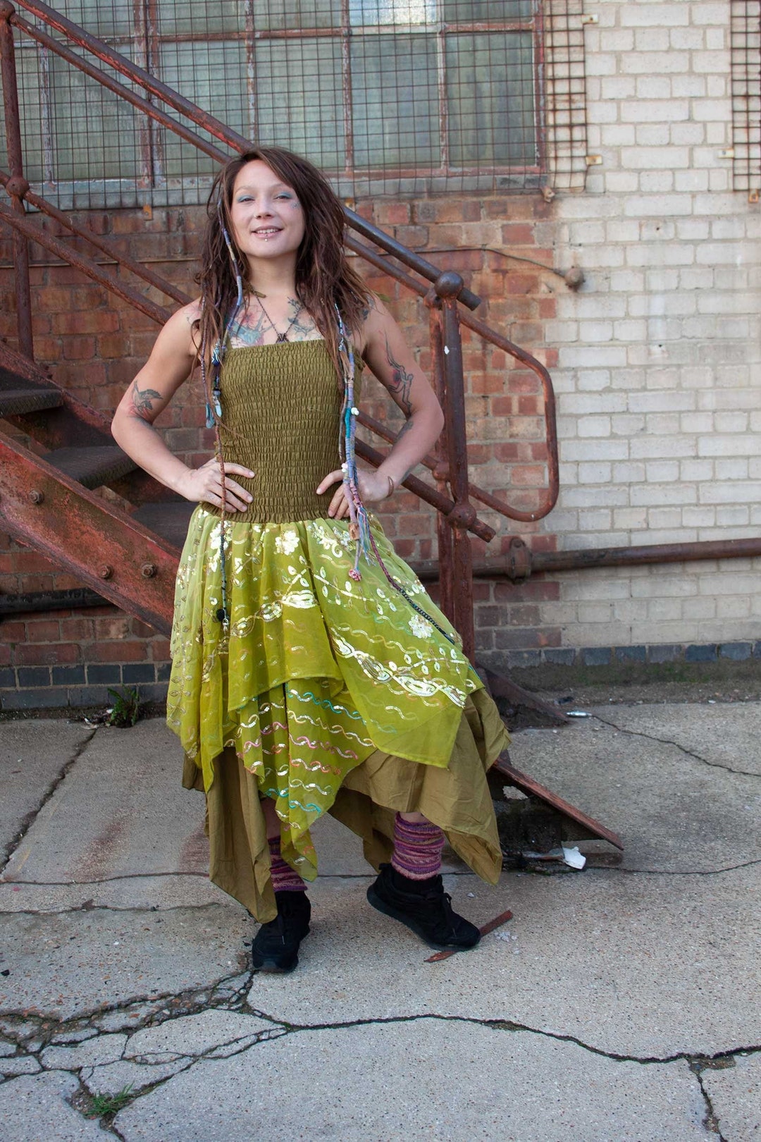 Upcycled Sequin Sari Fairy Dress - Etsy
