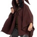 Mens Wizard Poncho in Brown - Etsy