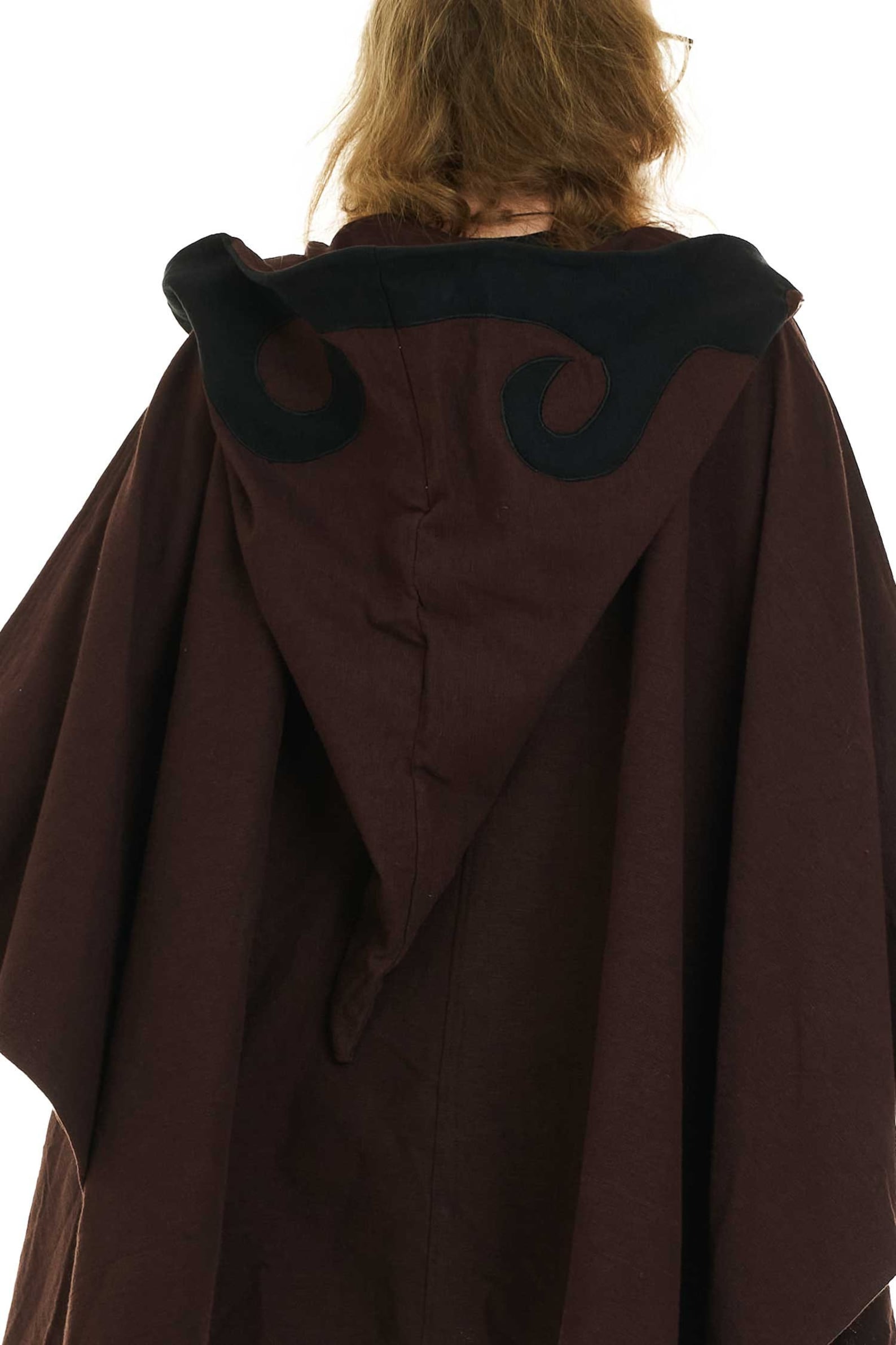 Mens Wizard Poncho in Brown | Etsy