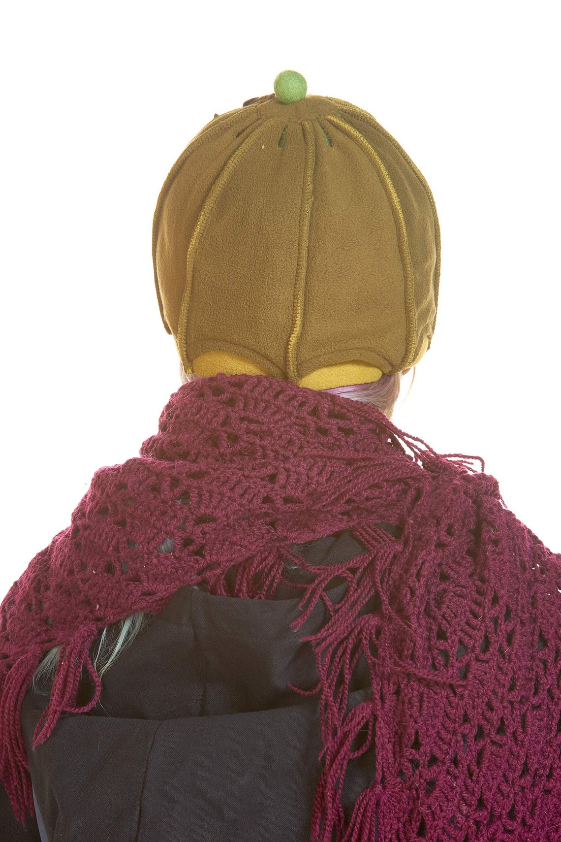 Autumn Leaves Fleece Hippy Hat - Etsy UK