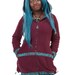 Fae Fleece Jacket in Maroon - Etsy UK