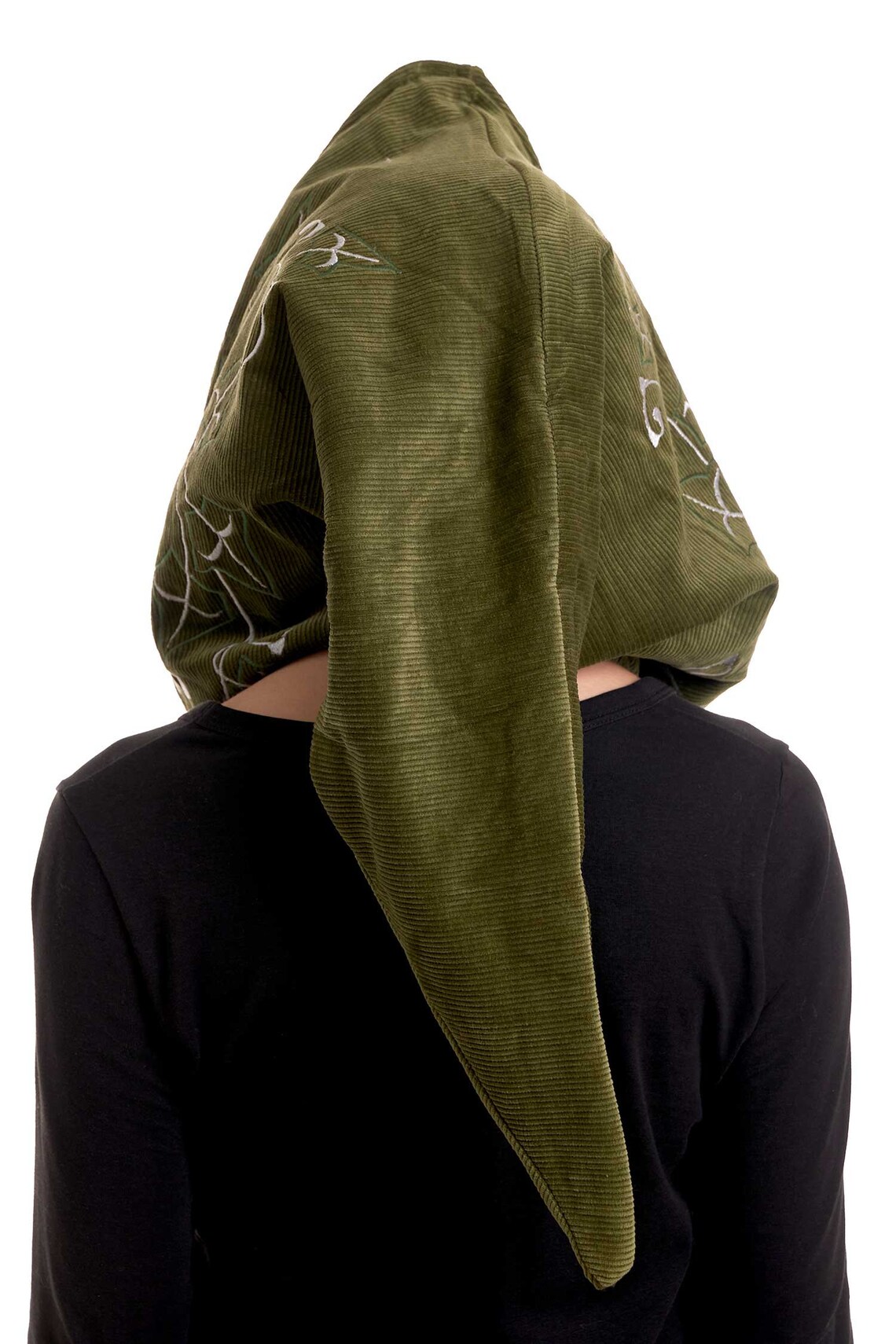 Elven Hood With Ivy Embroidery - Etsy