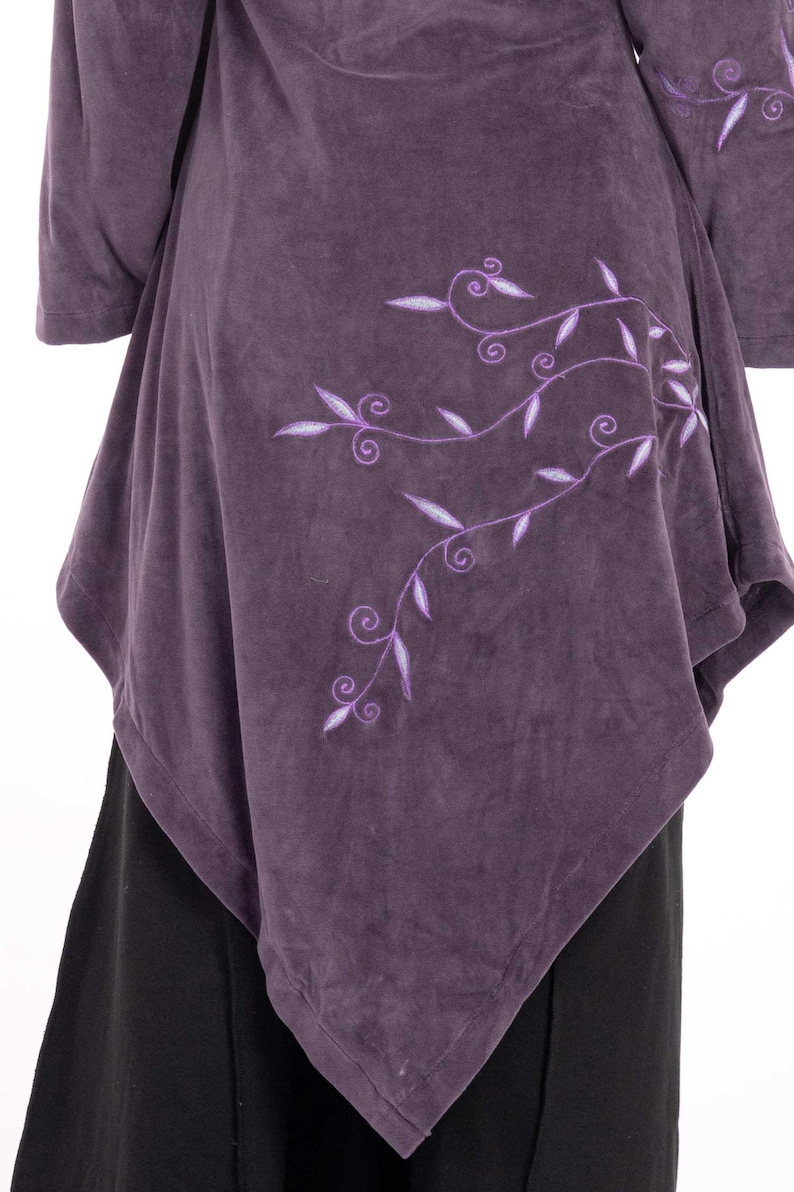 Lilac Velvet Faerie Jacket, Fae Clothing, Ren Faire Jacket, Purple ...