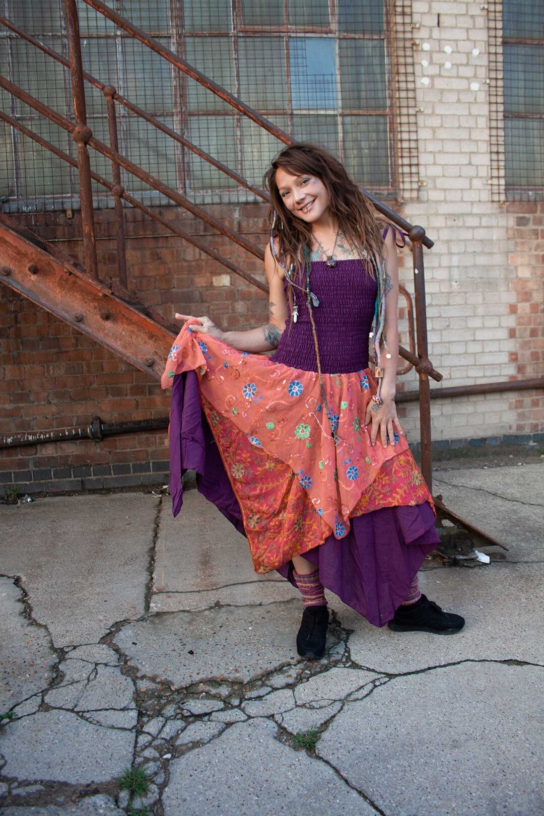 Upcycled Sari Sequin Fairy Dress - Etsy
