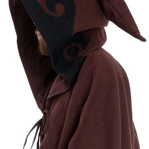Mens Wizard Poncho in Brown - Etsy