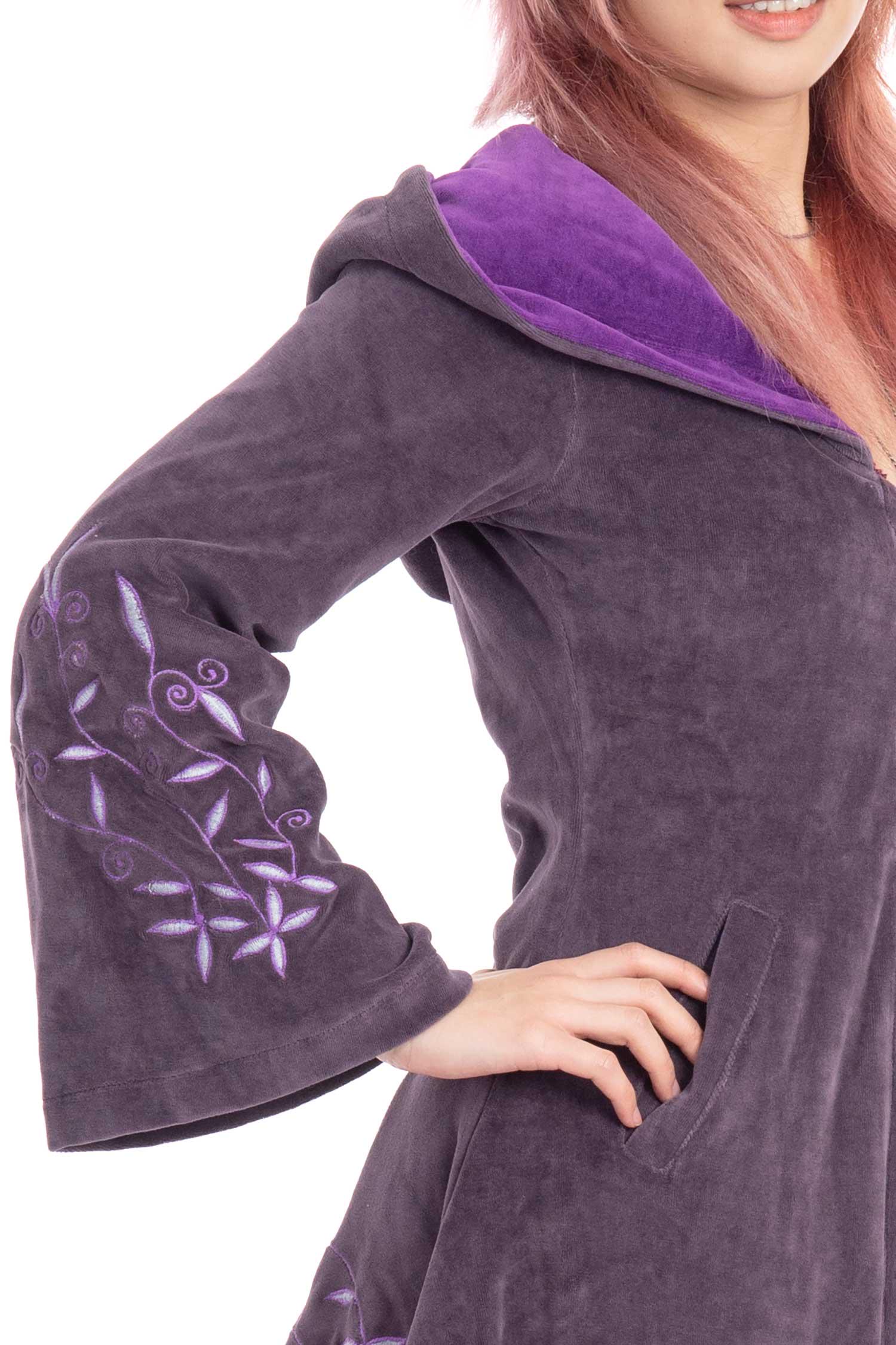 Lilac Velvet Faerie Jacket, Fae Clothing, Ren Faire Jacket, Purple ...