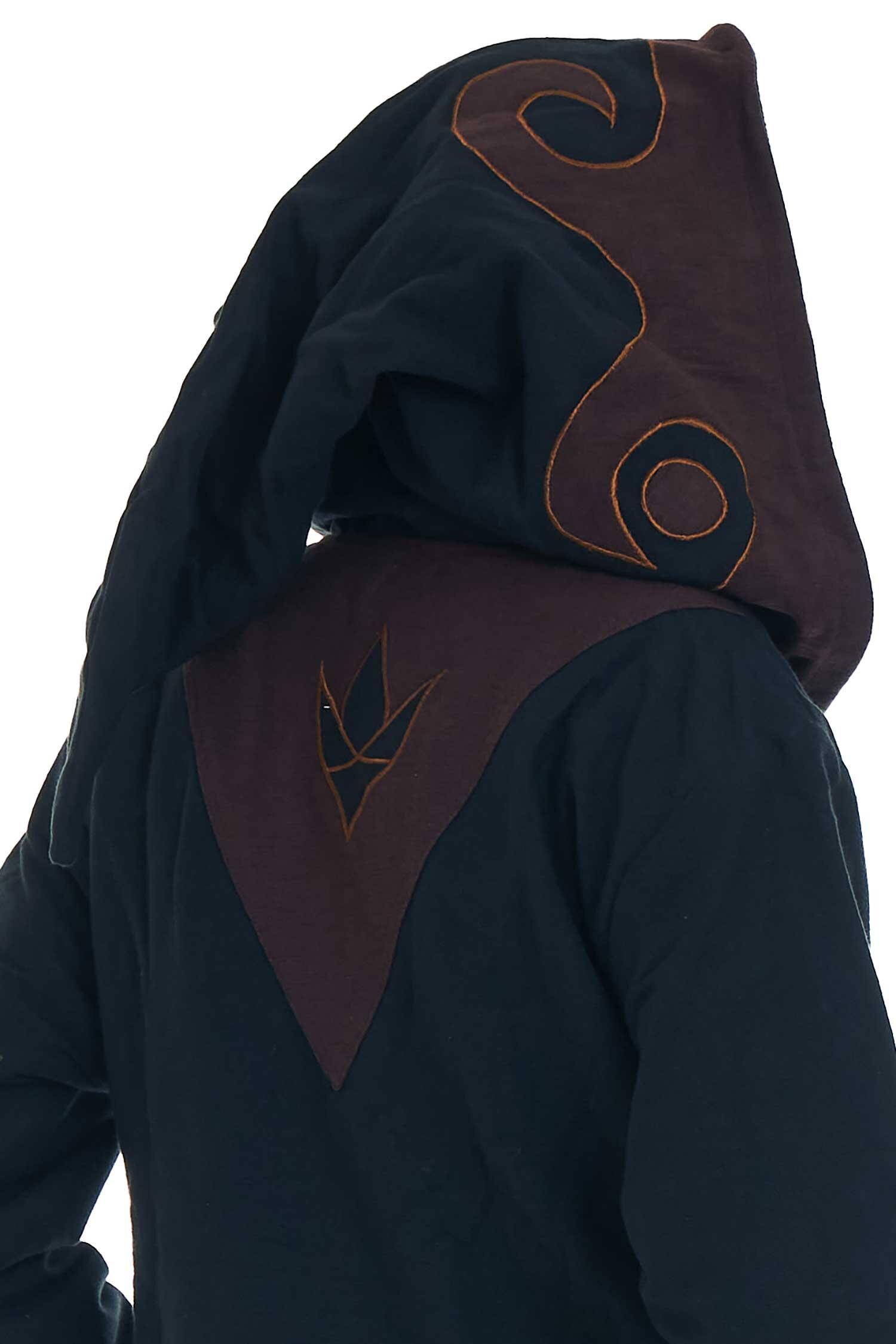 Mens Wizard Hood Cosplay Jacket in Black - Etsy