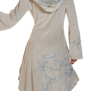 Elven Velvet Coat in Grey - Etsy UK