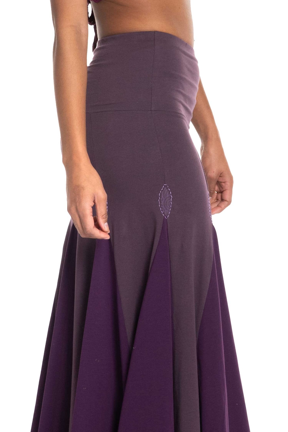 Mermaid Fishtail Skirt in Purple Organic Cotton - Etsy