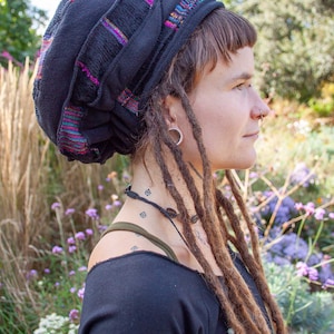 Hippie Slouchy Tam Hat in Black - Etsy