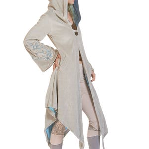 Elven Velvet Coat in Grey - Etsy UK