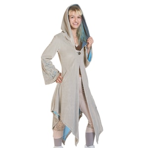 Elven Velvet Coat in Grey - Etsy UK