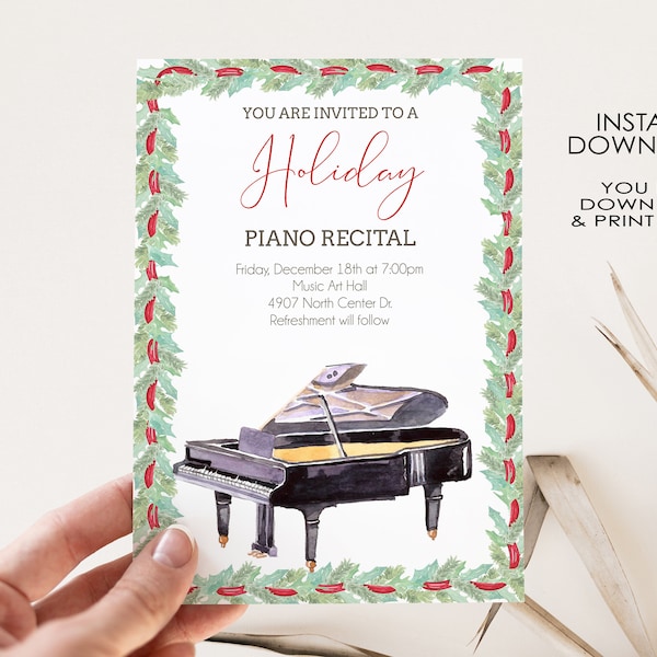 Piano Recital - Etsy