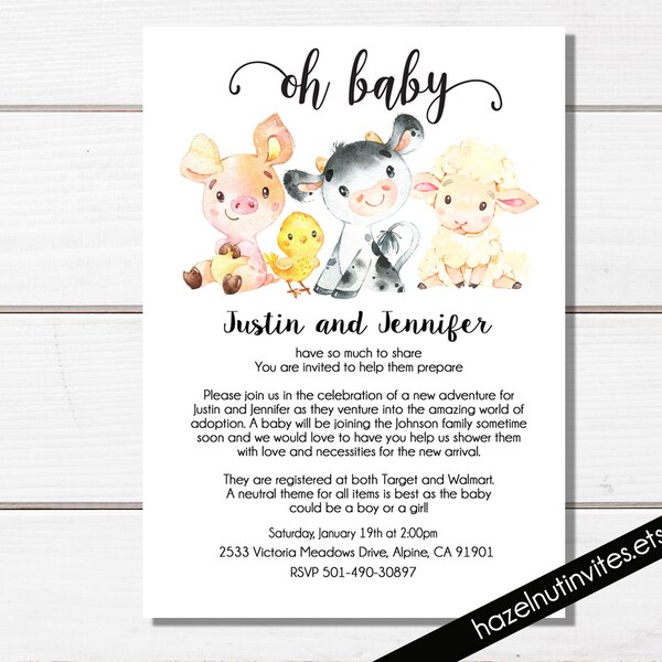 Adoption Baby Shower - Etsy