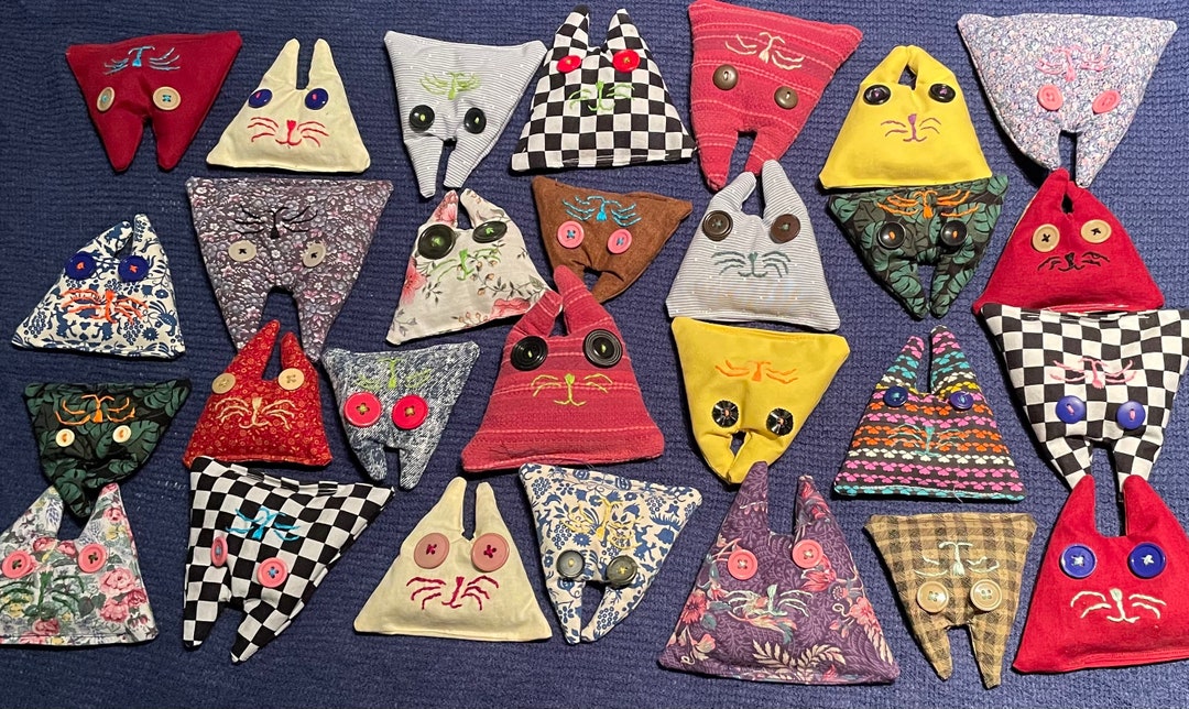 Kitty Fidget Toys Mini Bean Bags Filled With Organic Seeds, Grains, and ...